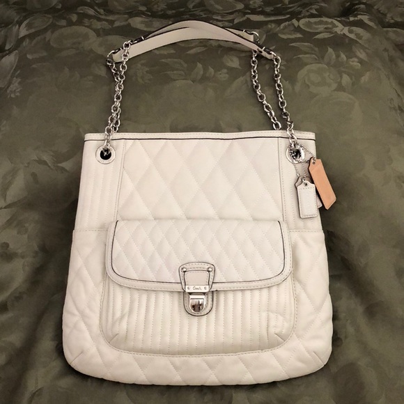 Coach | Bags | Coach Quilted Leather Tote | Poshmark